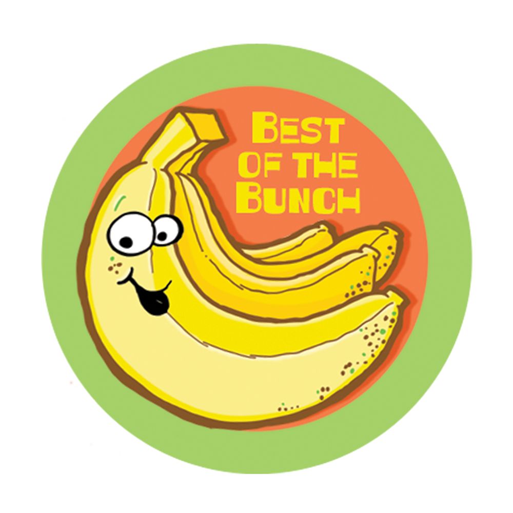 Banana Scratch-N-Sniff Sticker Fun Smelly Stickers for Kids & Teachers ...