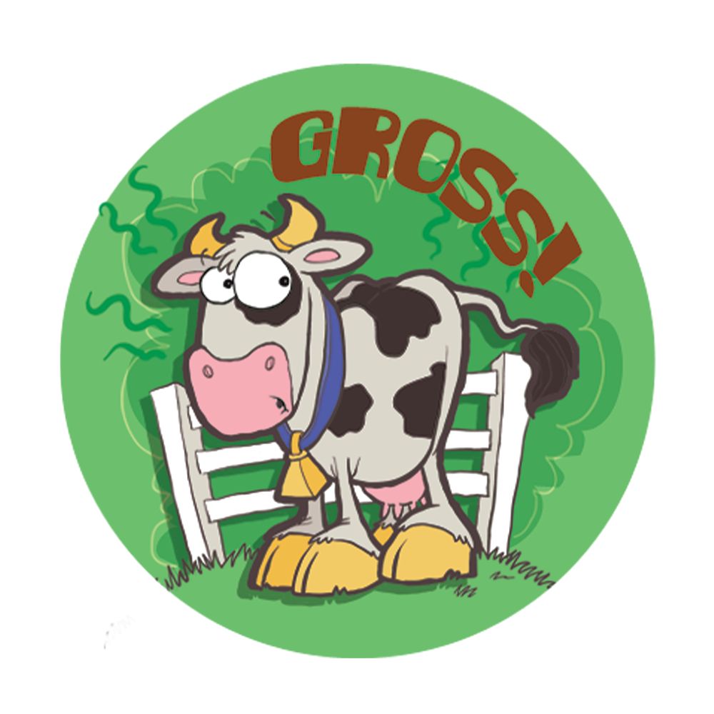 Cow Scratch-N-Sniff Sticker Fun Smelly Stickers for Kids & Teachers ...
