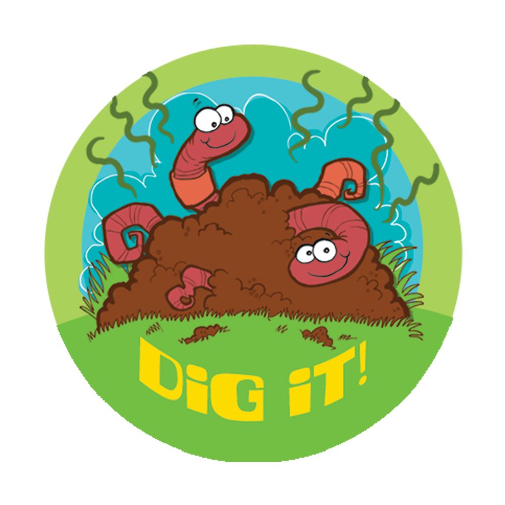 Dirt Scratch-N-Sniff Sticker Fun Smelly Stickers for Kids & Teachers ...