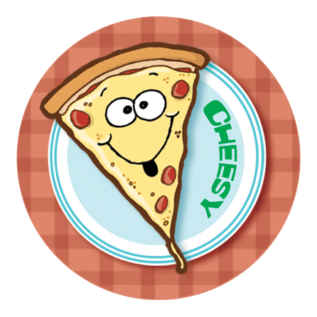 Pizza Scratch-N-Sniff Sticker – Dr Stinky's