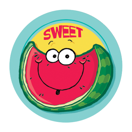 Watermelon Scratch-N-Sniff Sticker Fun Smelly Stickers for Kids ...