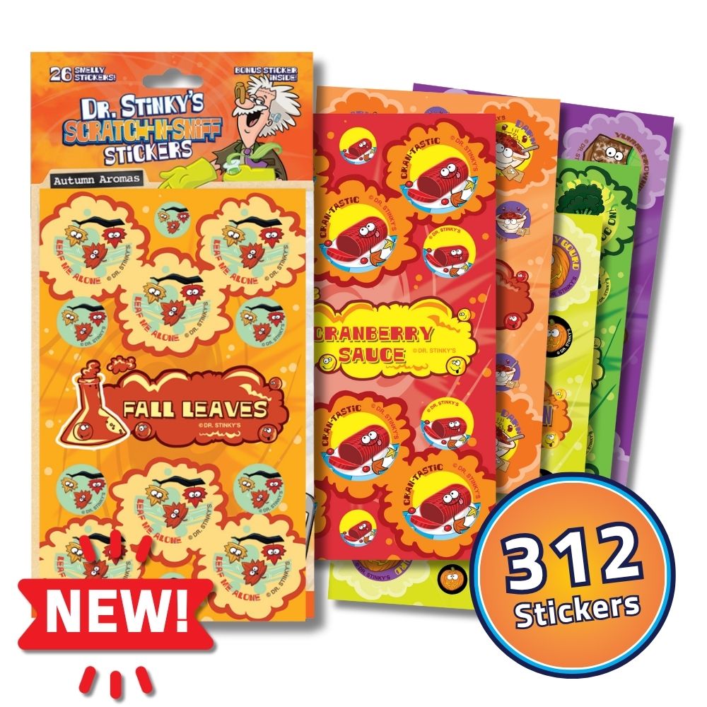 Fall Flavors Bundle | Scratch-and-Sniff Sticker Collection – Dr. Stinky's