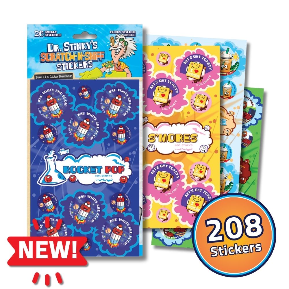 Smells like Summer Collection Fun Smelly Stickers for Kids & Teachers ...