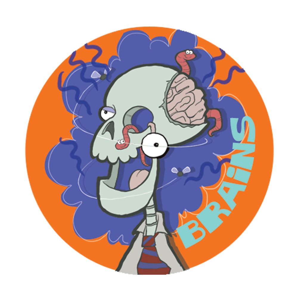 Zombie Scratch-N-Sniff Sticker Fun Smelly Stickers for Kids & Teachers ...